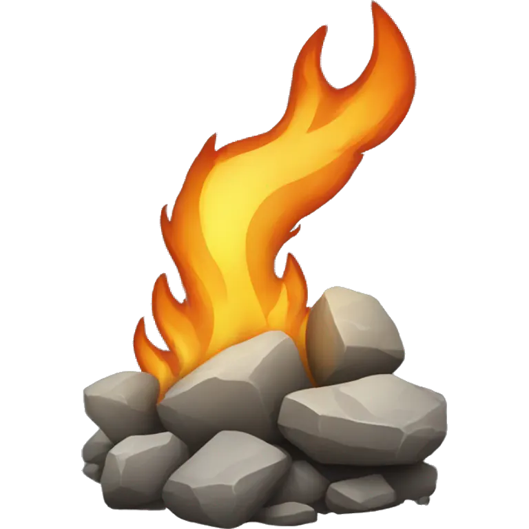 burning stones emoji | AI Emoji Generator