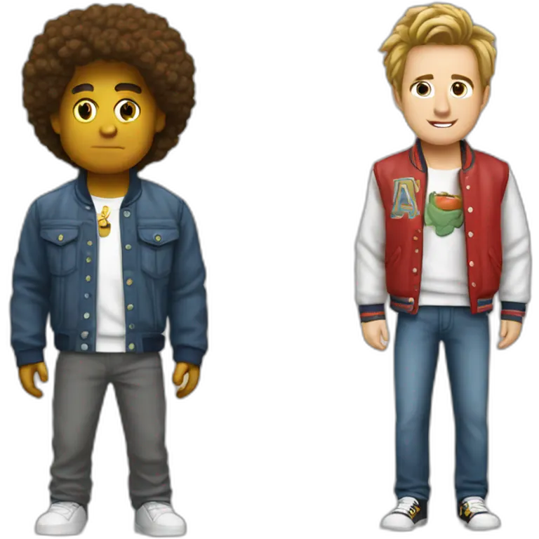 McFly et Carlito emoji | AI Emoji Generator