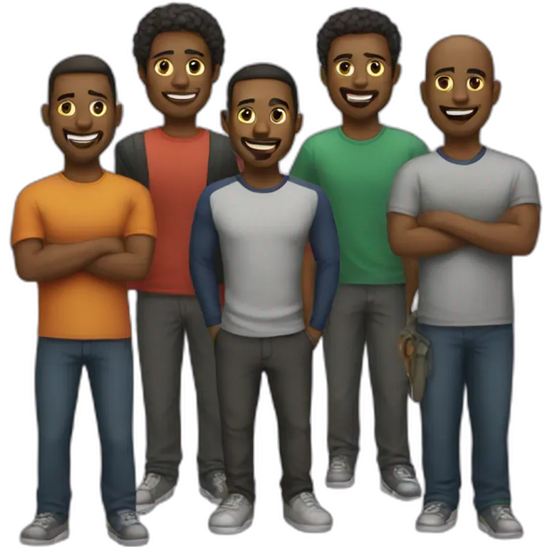 team standup emoji | AI Emoji Generator