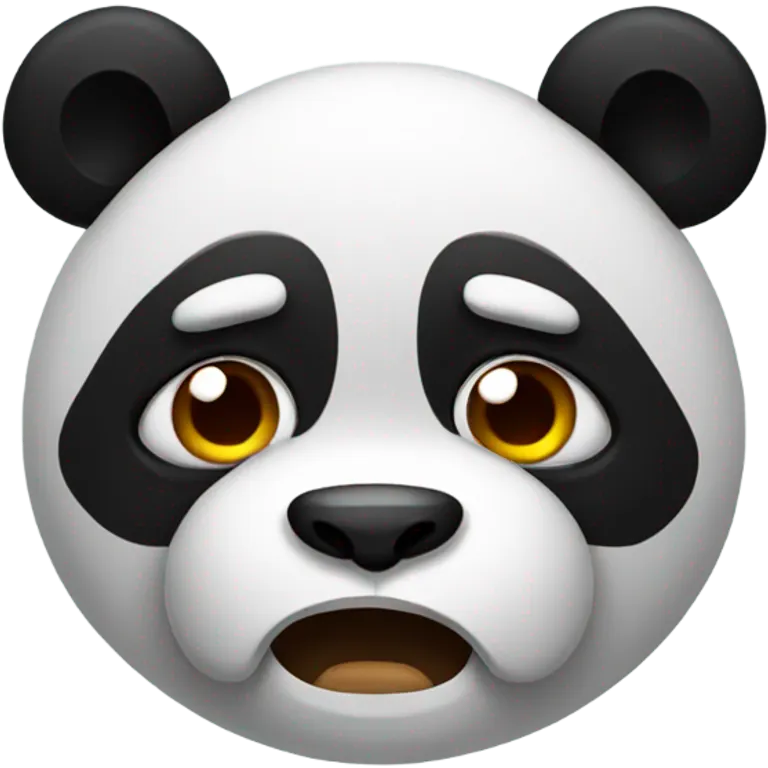 Mad Panda emoji | AI Emoji Generator