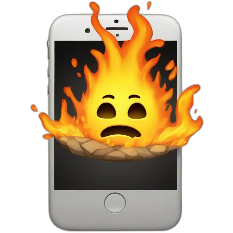 iphone-on-fire emoji | AI Emoji Generator