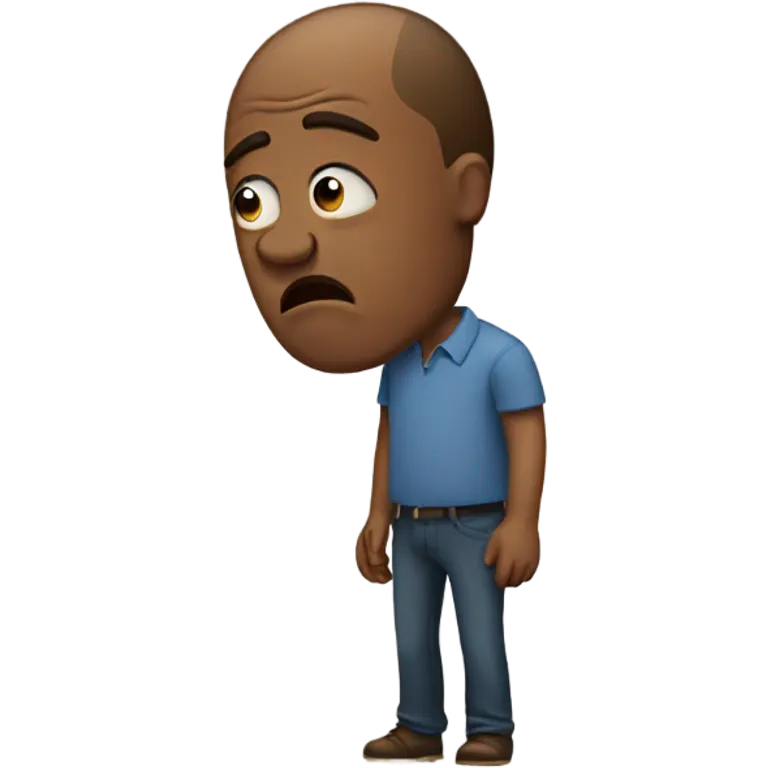 Dad crying because he doesn’t want to go to work emoji | AI Emoji Generator