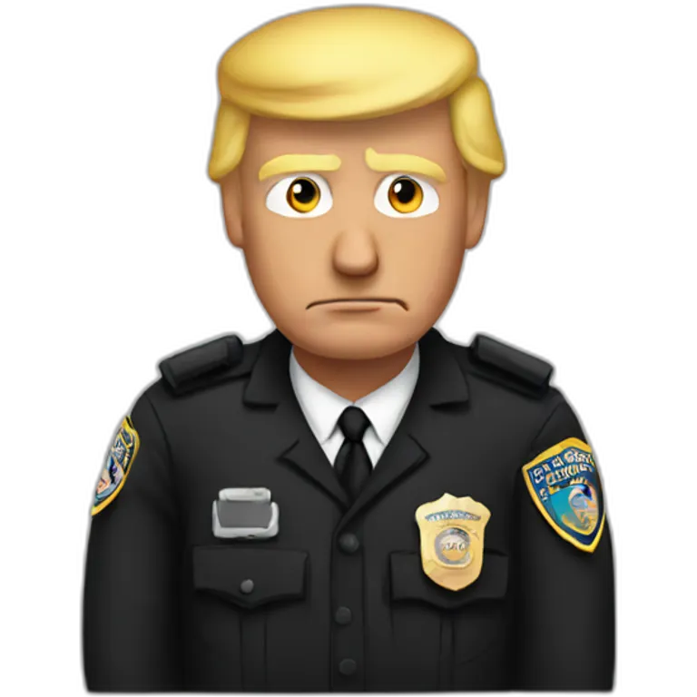 trump-getting-arrested emoji | AI Emoji Generator