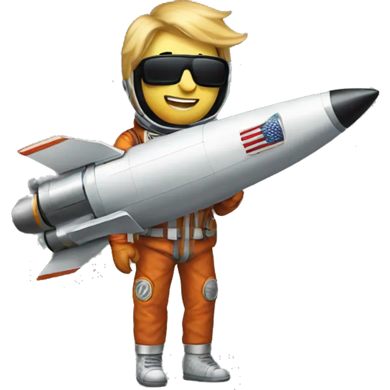 Rocket man emoji | AI Emoji Generator