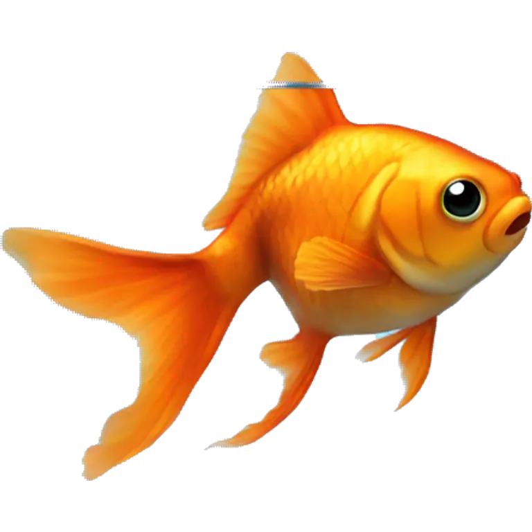 a goldfish in a fishbowl emoji | AI Emoji Generator