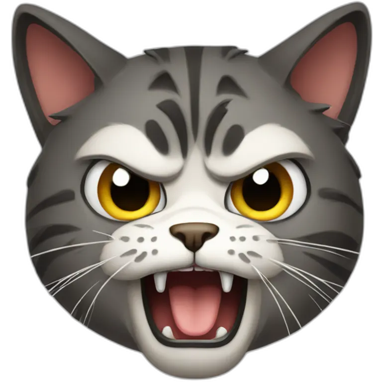 Angry Cat emoji | AI Emoji Generator