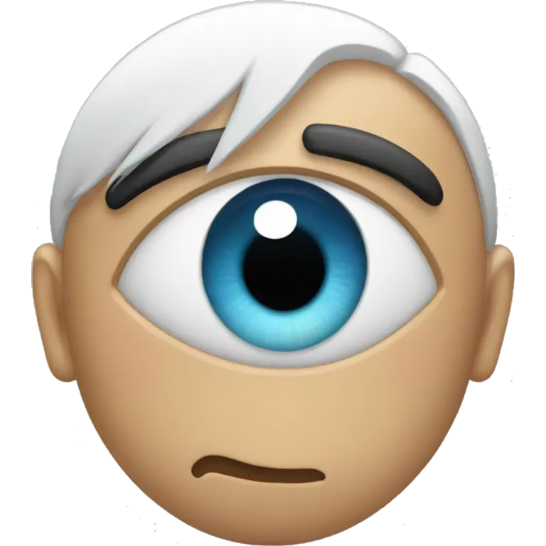 Eye rolled back head spinning emoji | AI Emoji Generator
