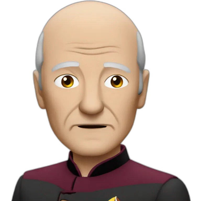 Disappointed Picard emoji | AI Emoji Generator