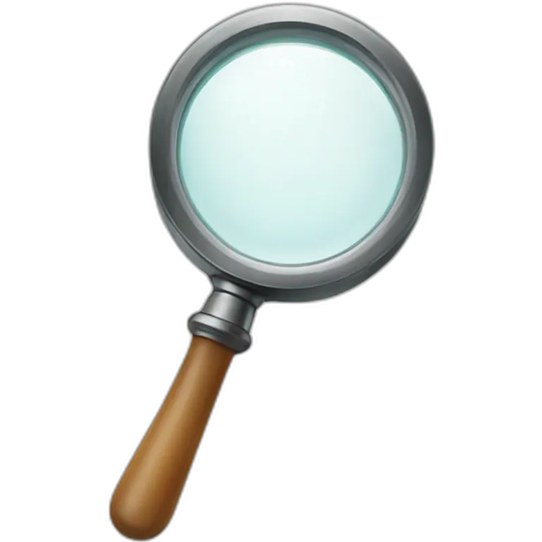 magnifying glass emoji | AI Emoji Generator