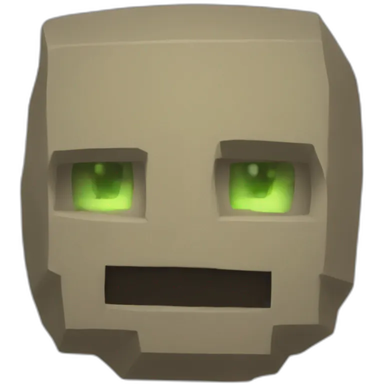 Golem Minecraft emoji | AI Emoji Generator
