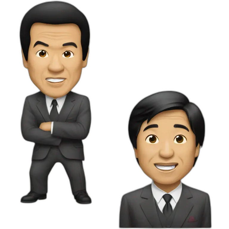 chris tucker and jackie chan, rush hour 2 emoji | AI Emoji Generator