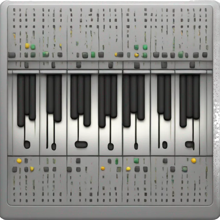 Studio rectangular equalizer emoji | AI Emoji Generator