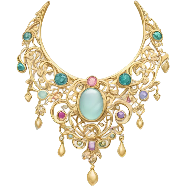 Rococo jewelry emoji | AI Emoji Generator
