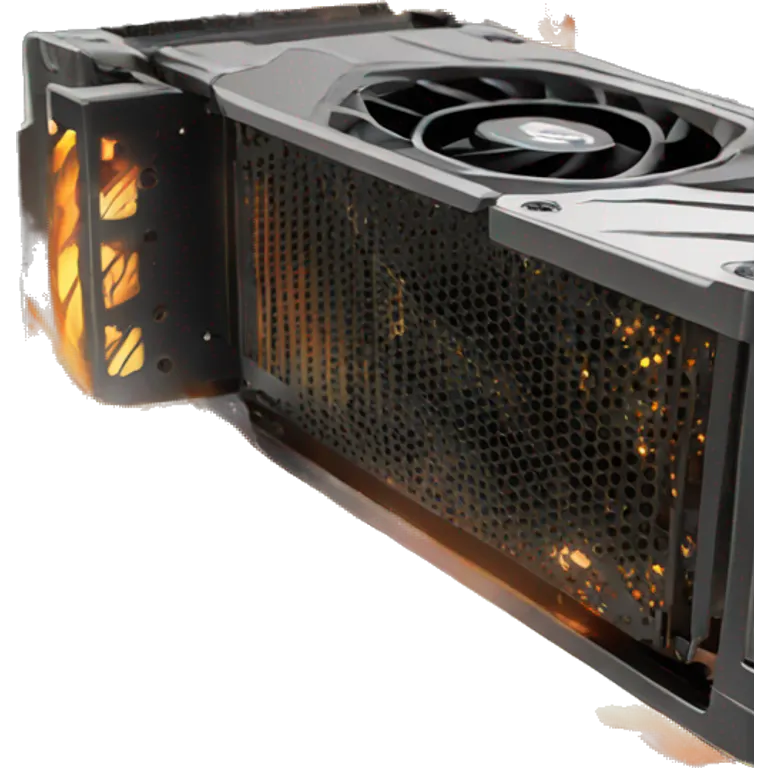 graphics card with fire gpu emoji | AI Emoji Generator