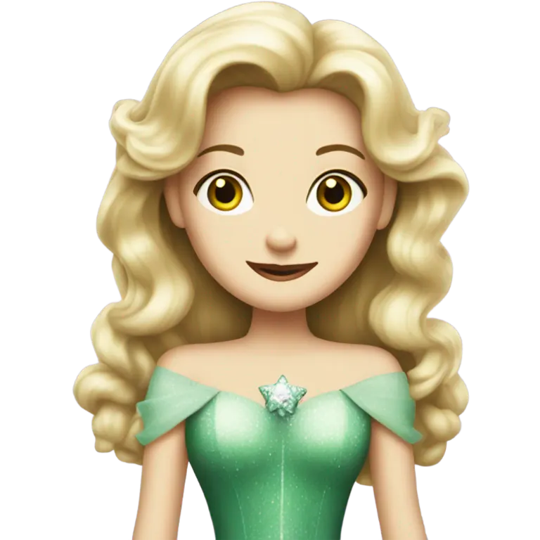 Glinda from Wicked emoji | AI Emoji Generator