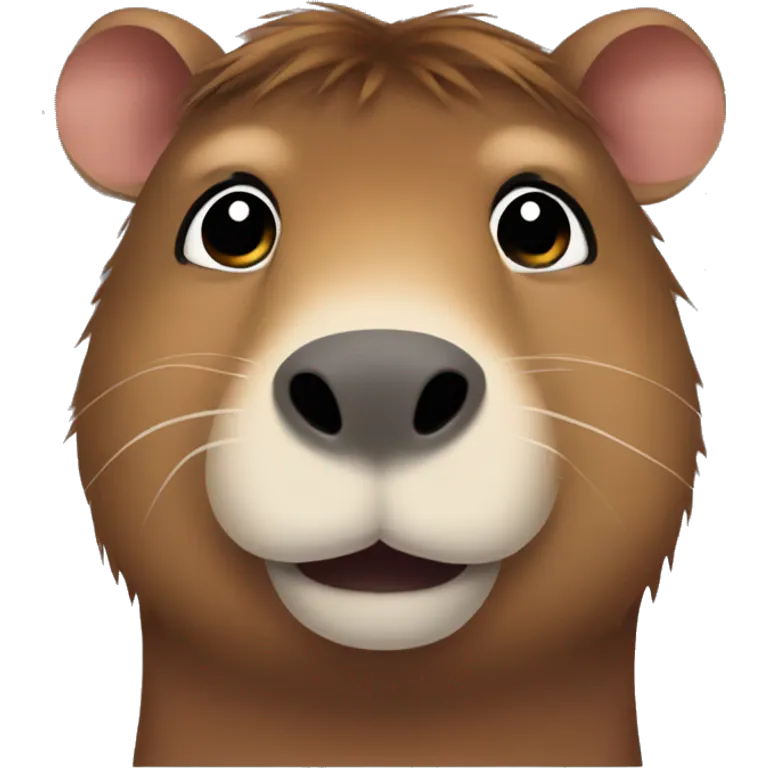 Half human half capybara emoji | AI Emoji Generator