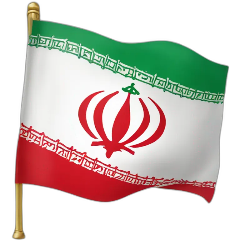 Drapeau Iran impérial emoji | AI Emoji Generator