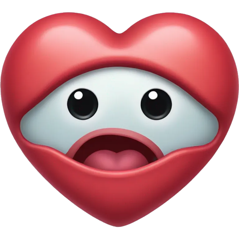 heart eye face with drool coming out of mouth emoji | AI Emoji Generator