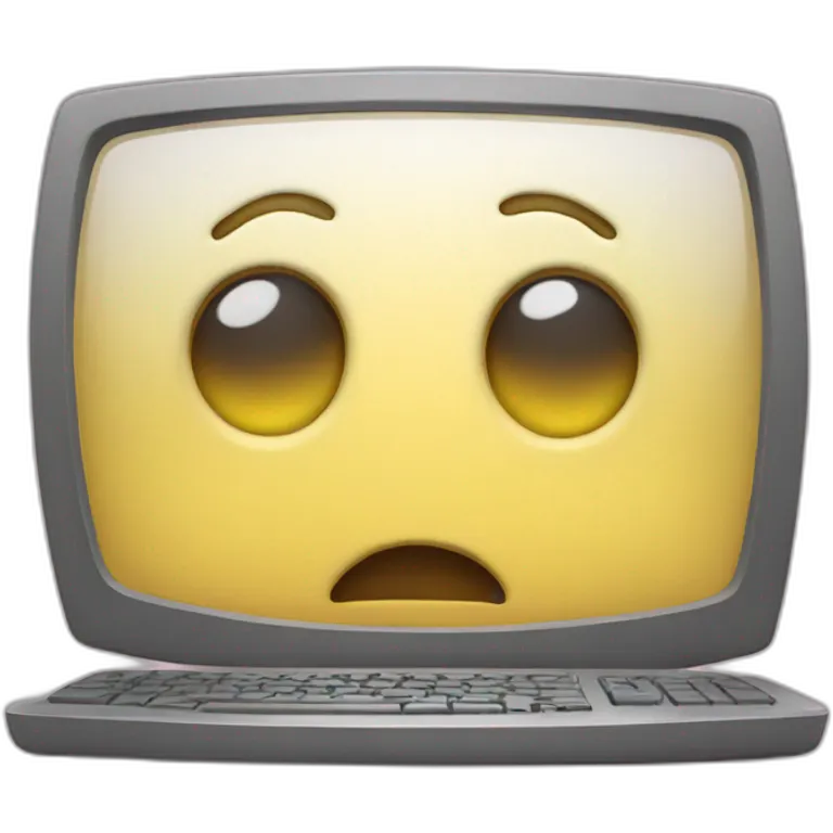 Computer crying emoji | AI Emoji Generator