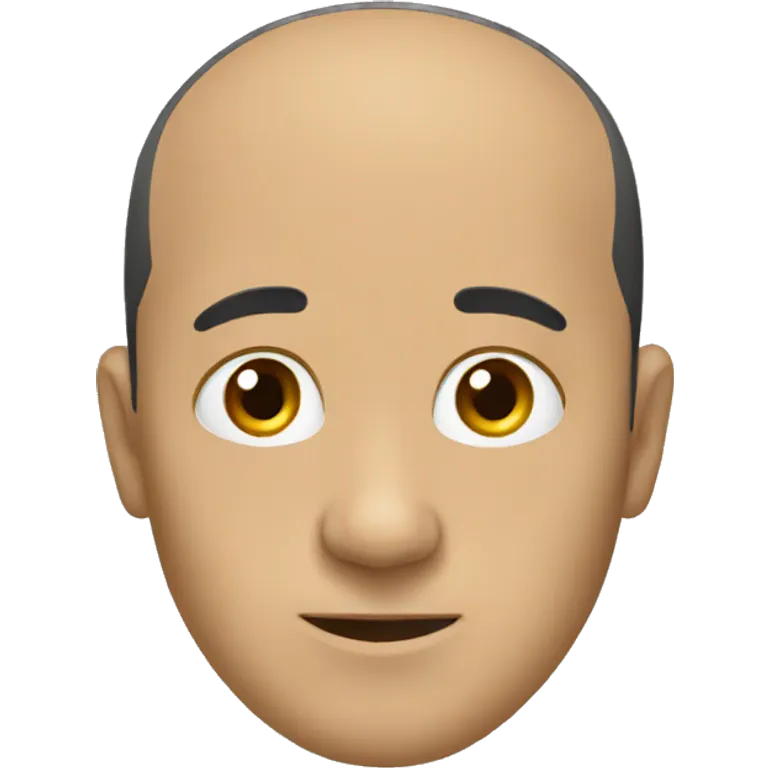 Receding hairline emoji | AI Emoji Generator