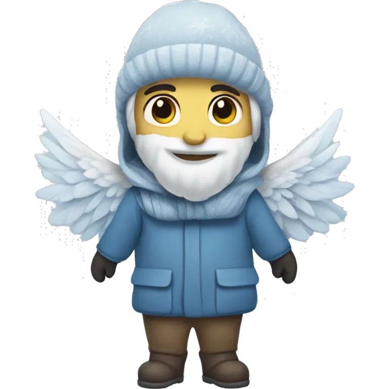 winter-inspired with wings emoji | AI Emoji Generator