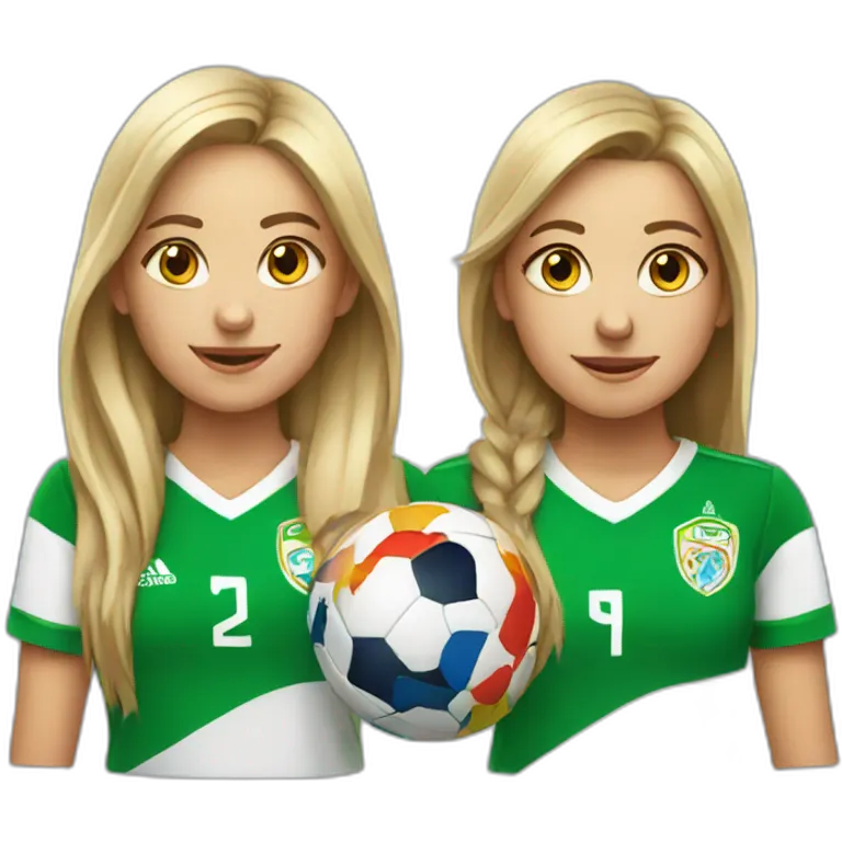 two-girls-one-world-cup emoji | AI Emoji Generator