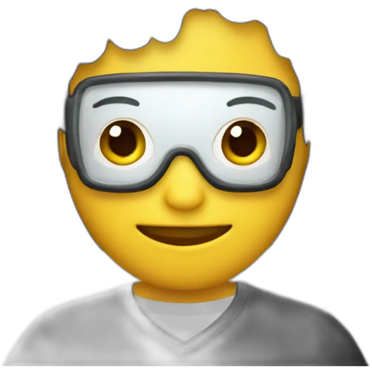 Chico con máscara emoji | AI Emoji Generator