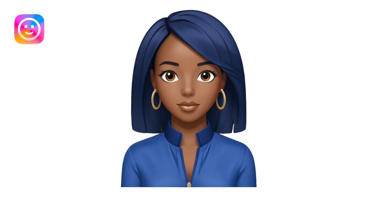 Kelly Rowland from Destiny's Child with jet black hair, indigo outfit ...