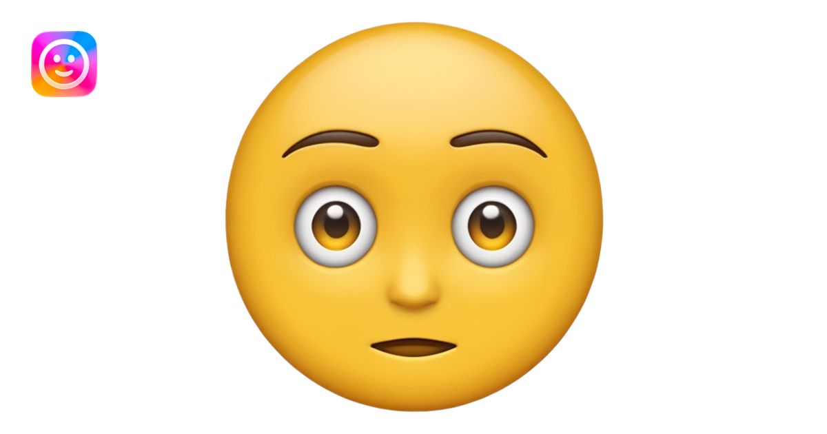 Emoji looking back side eye emoji | AI Emoji Generator
