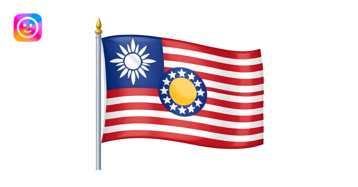 Cherokee flag emoji | AI Emoji Generator