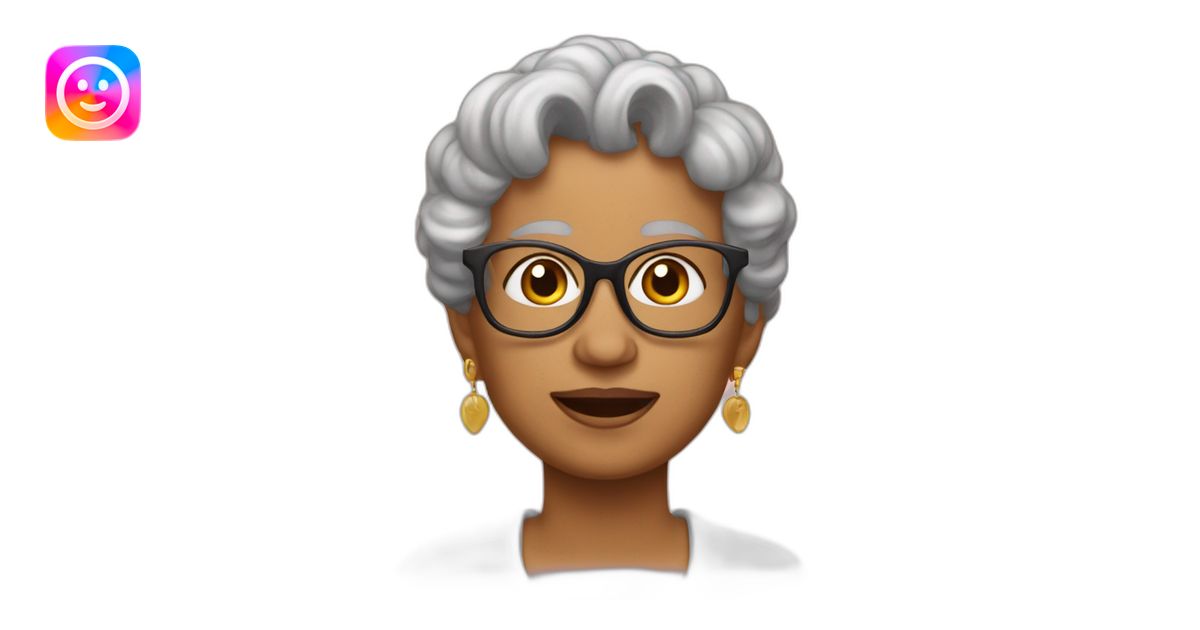 Mamie sur papi emoji | AI Emoji Generator