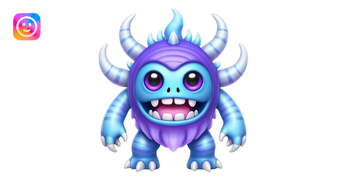 My Singing Monsters Echo element monster, translucent glowing body ...