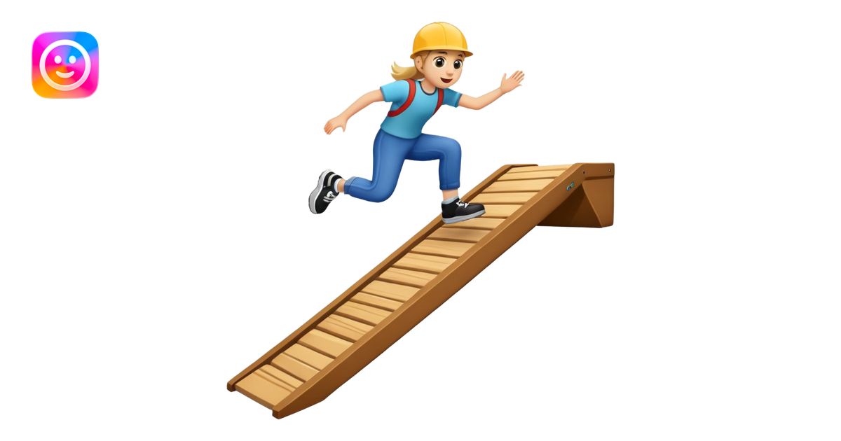Ramp jump emoji | AI Emoji Generator