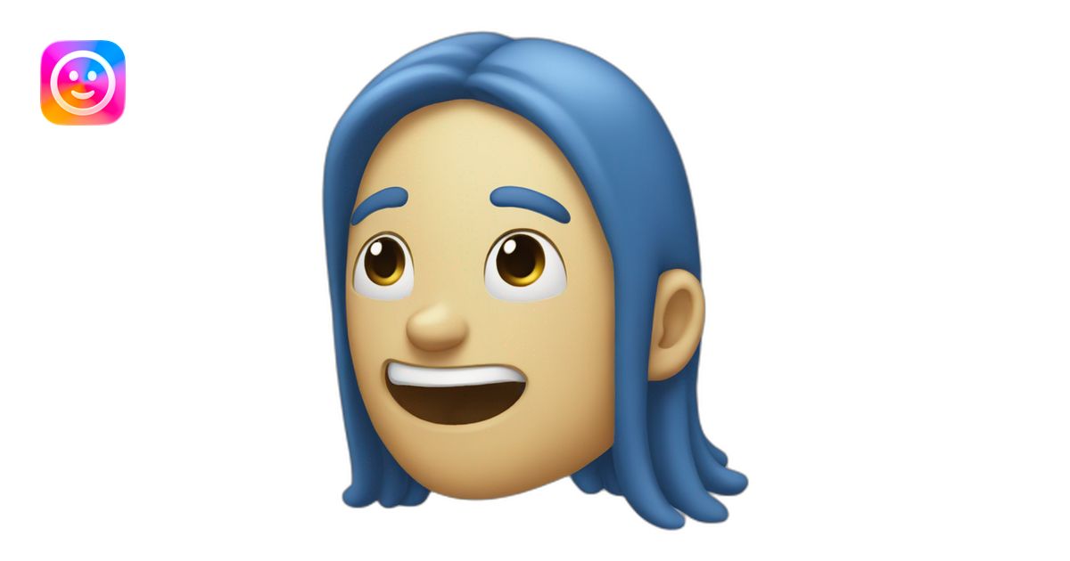 Caca bleu emoji | AI Emoji Generator