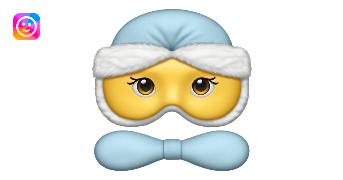 winter sleep mask emoji | AI Emoji Generator