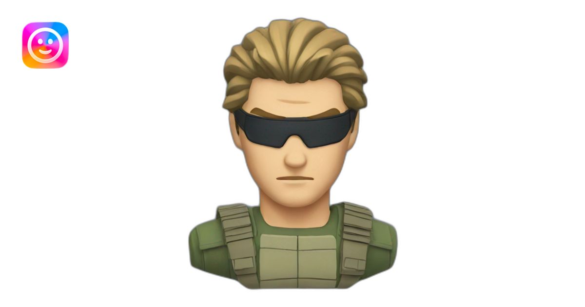solid snake emoji | AI Emoji Generator