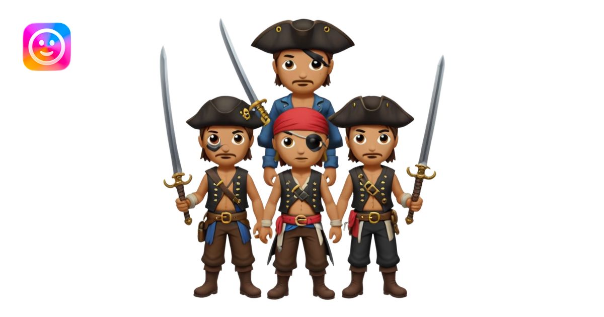 pirates emoji | AI Emoji Generator