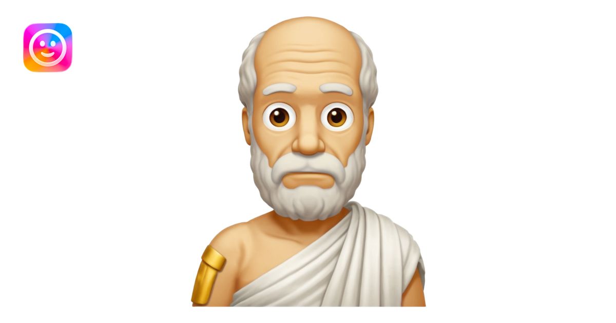 ancient greek homer poet emoji | AI Emoji Generator