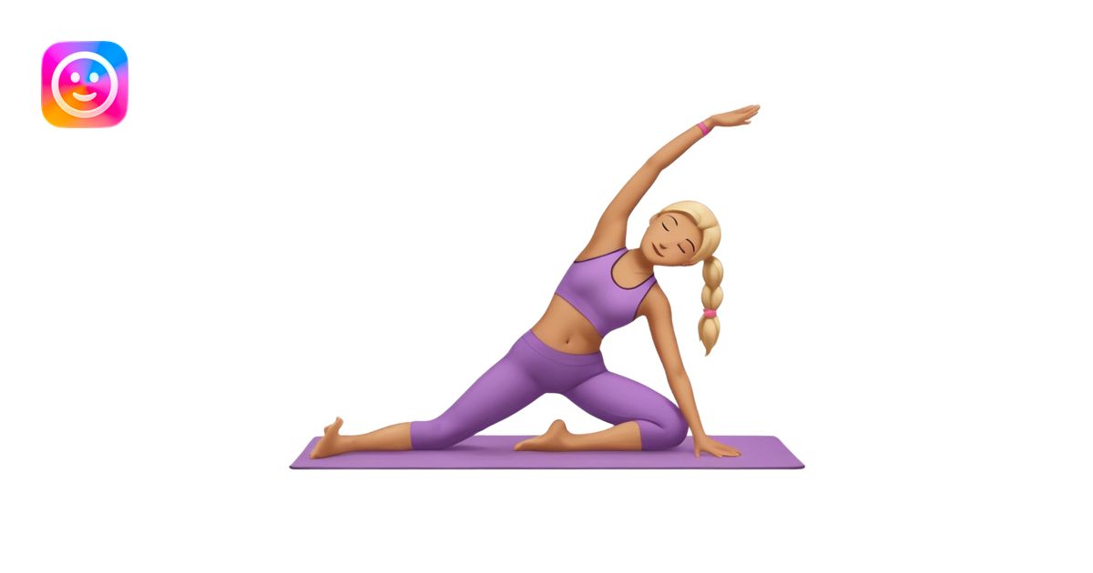 Yoga stretches emoji | AI Emoji Generator