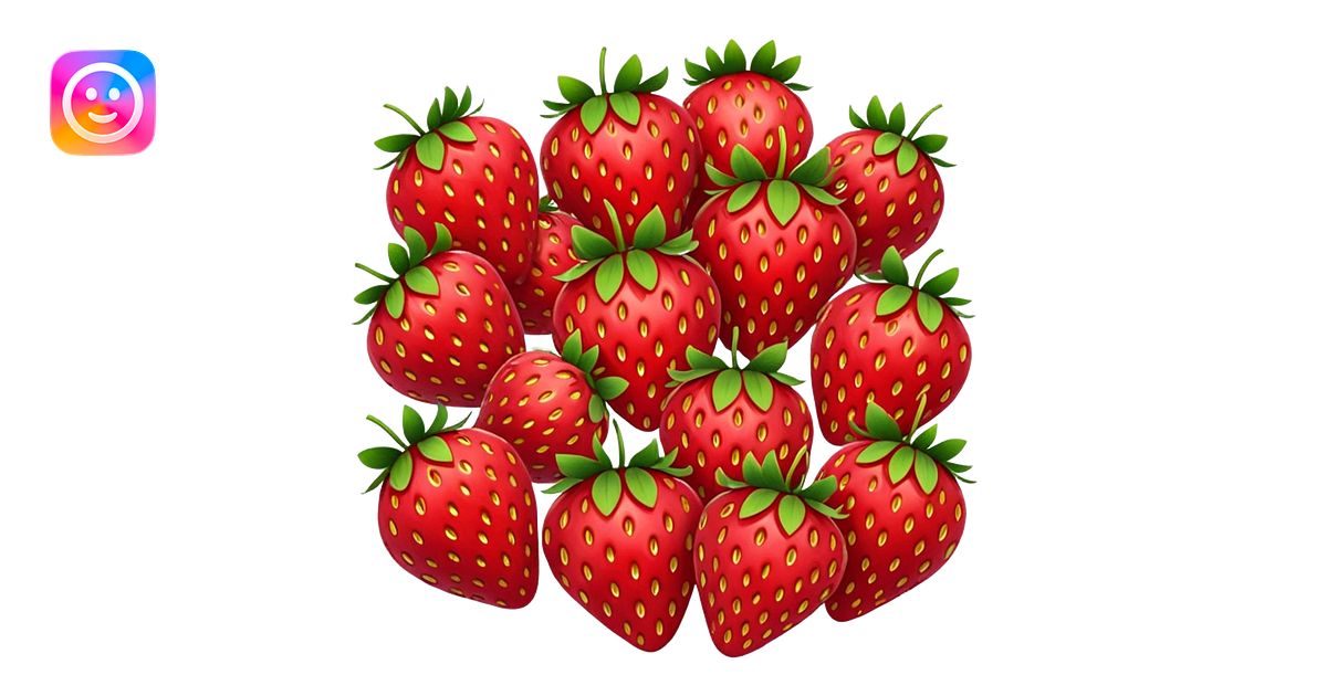 Strawberry Fields Forever emoji | AI Emoji Generator