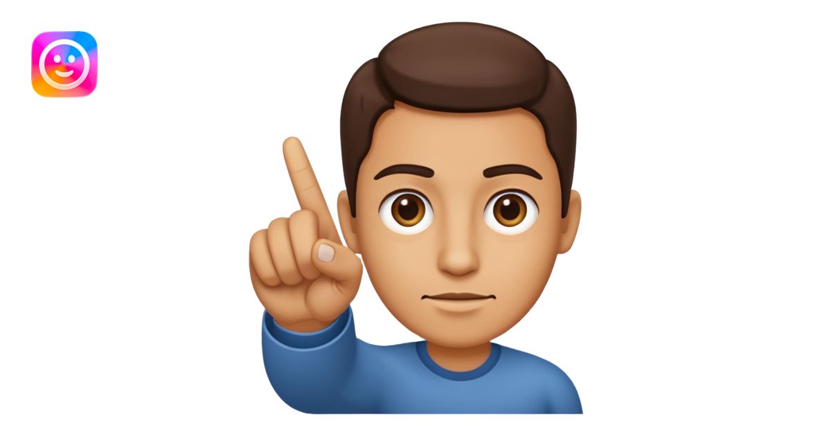 a finger pointing at the reader emoji | AI Emoji Generator
