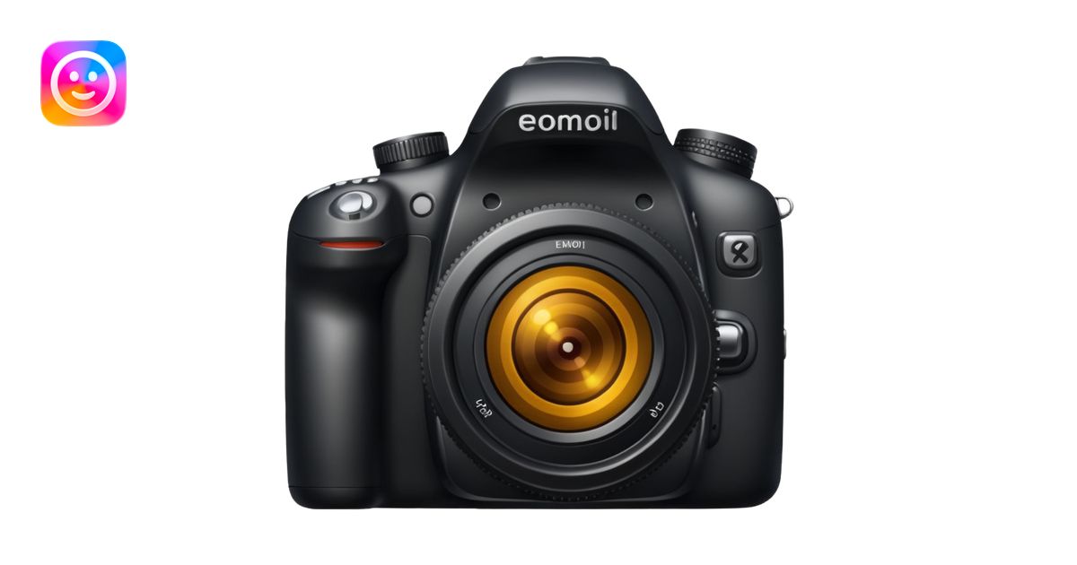 DSLR camera emoji | AI Emoji Generator
