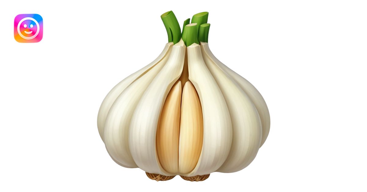 a clove of garlic emoji | AI Emoji Generator