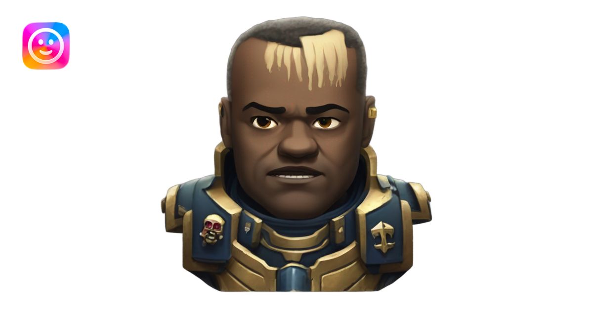 Warhammer 40k Space Marine emoji | AI Emoji Generator