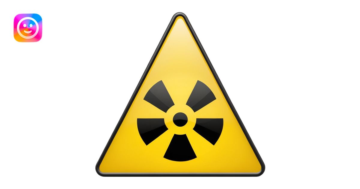 nuclear warning emoji | AI Emoji Generator