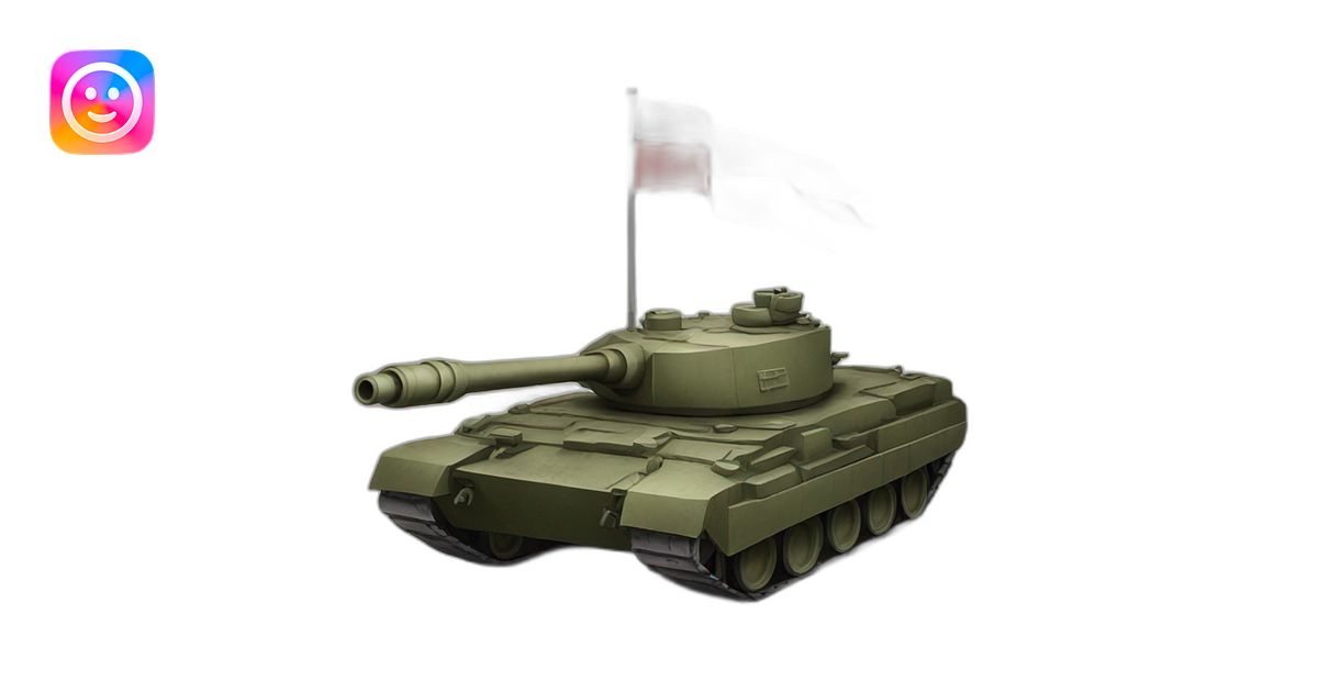 tank with russia flag emoji | AI Emoji Generator