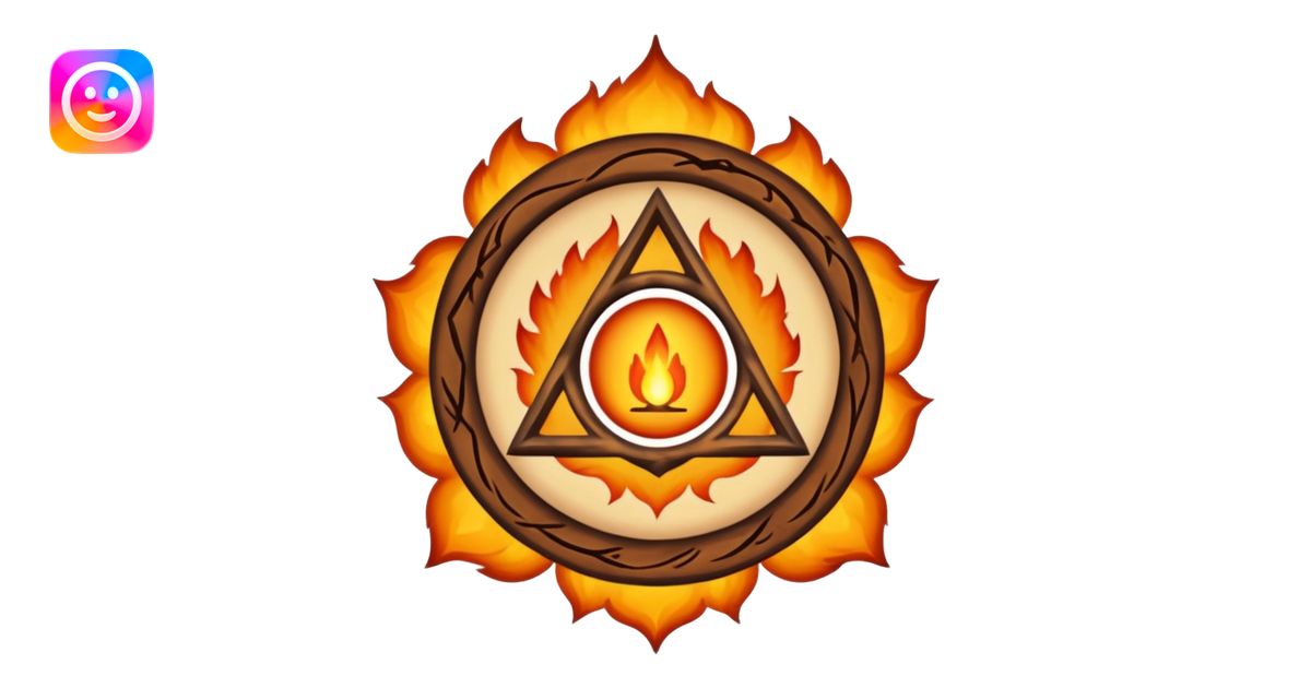 Occult symbol burned into skin, glowing embers, ritual ownership emoji ...
