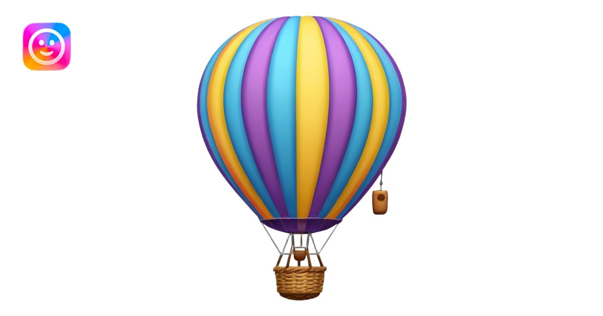 Air baloon emoji | AI Emoji Generator