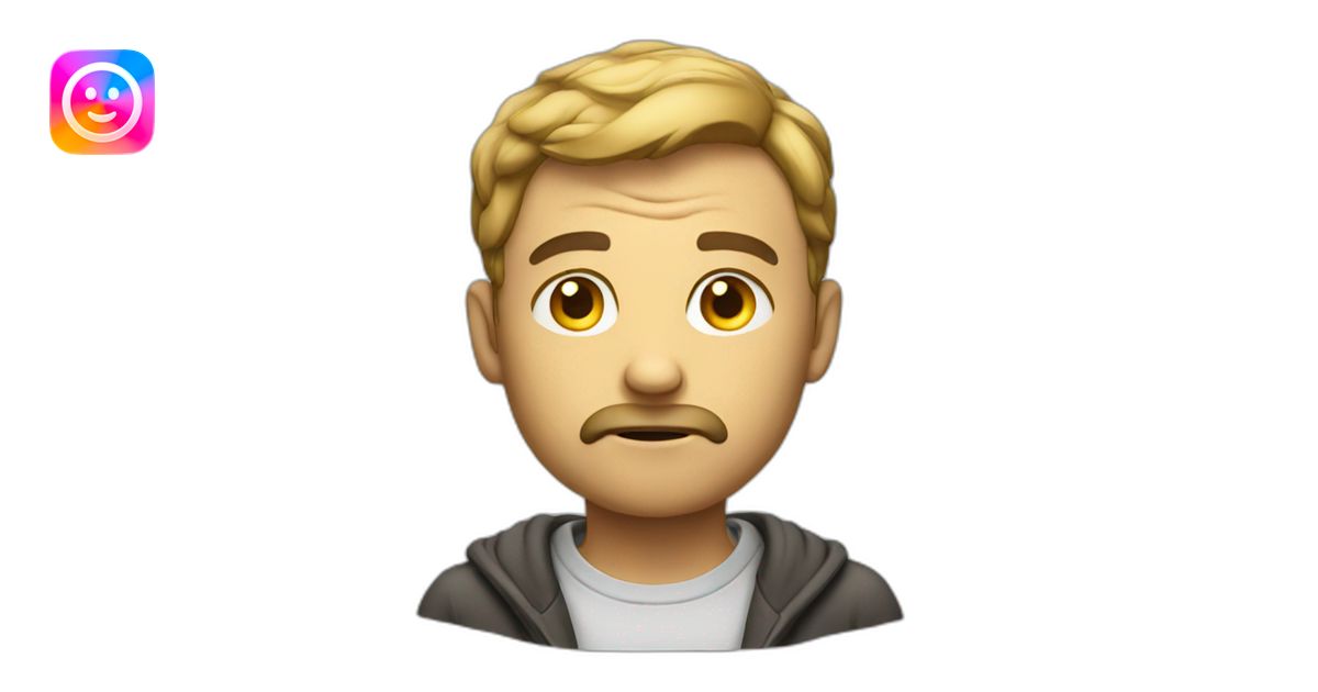 thinking man emoji | AI Emoji Generator