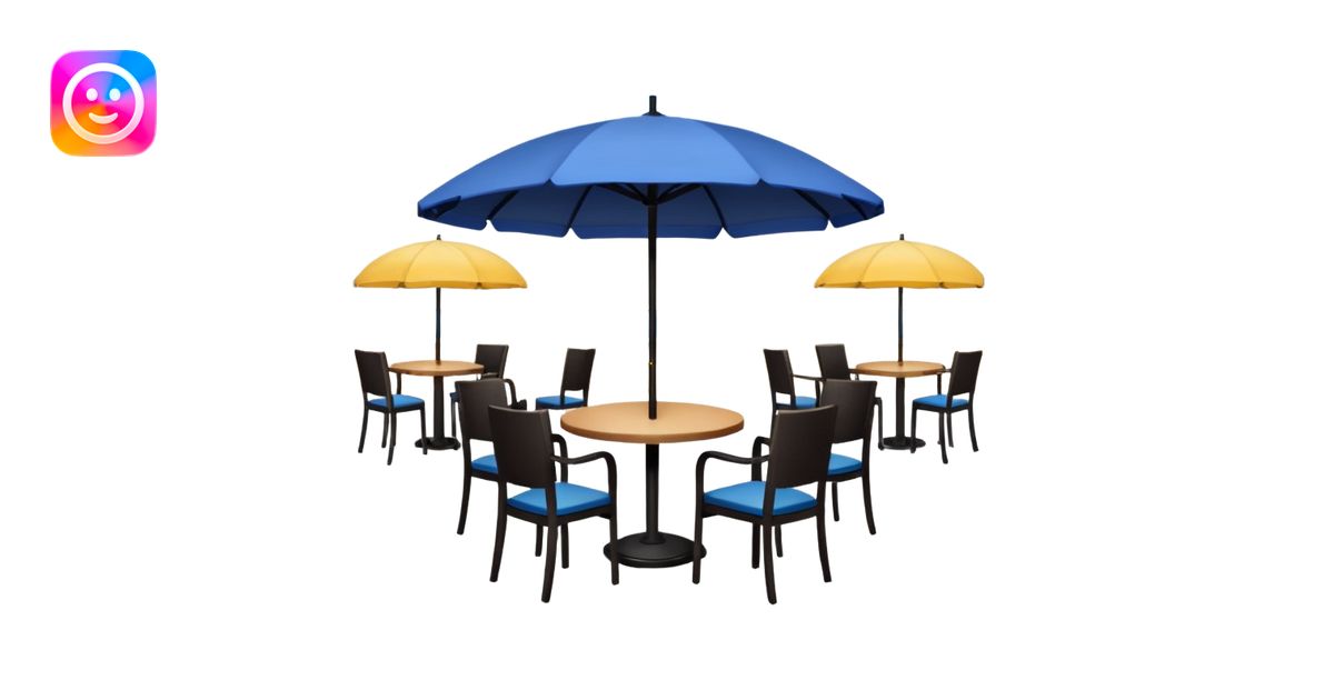 restaurant outside emoji | AI Emoji Generator